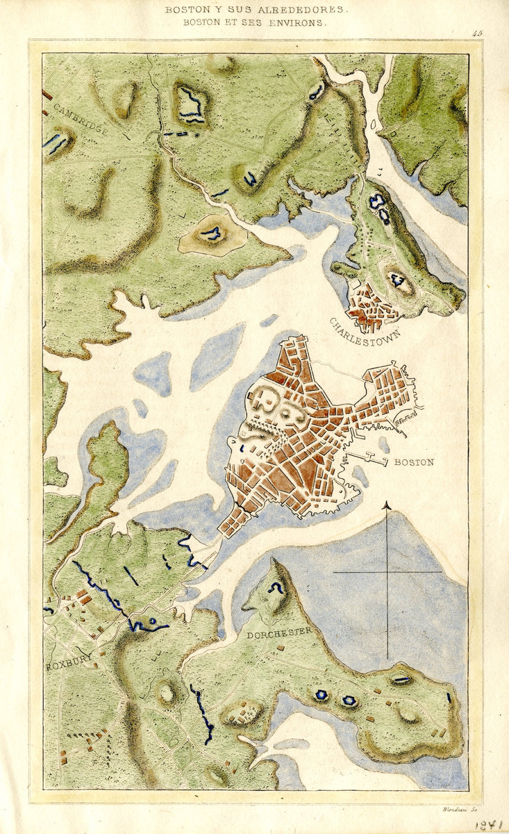 Boston Harbor & Environs Map 1841 – HullSpeed Designs