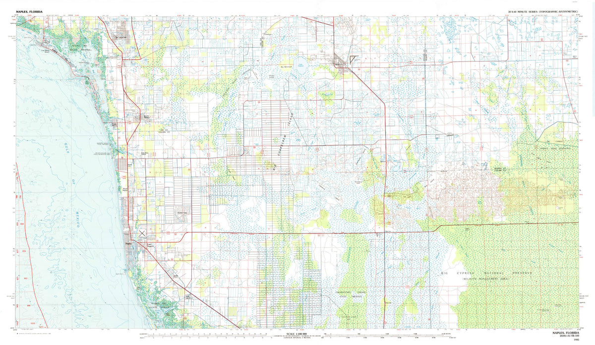 Naples (FL) Map - 1985 – HullSpeed Designs