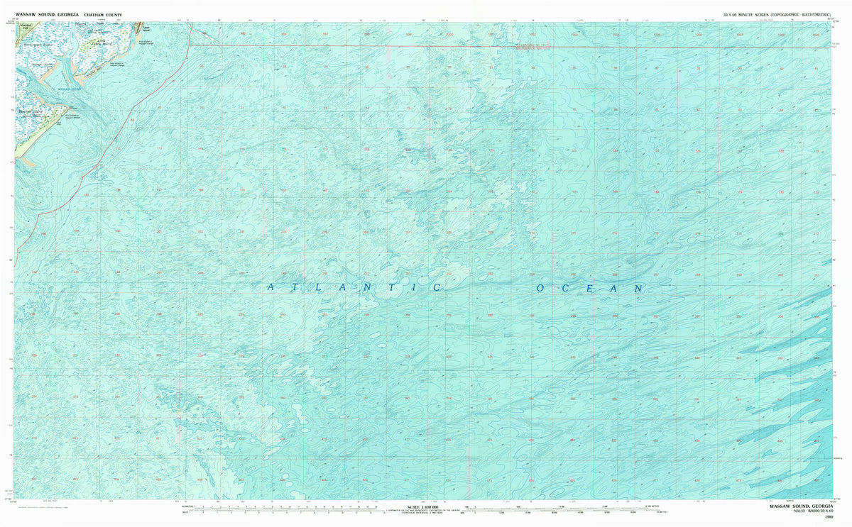 Wassaw Sound Map - 1980 – HullSpeed Designs