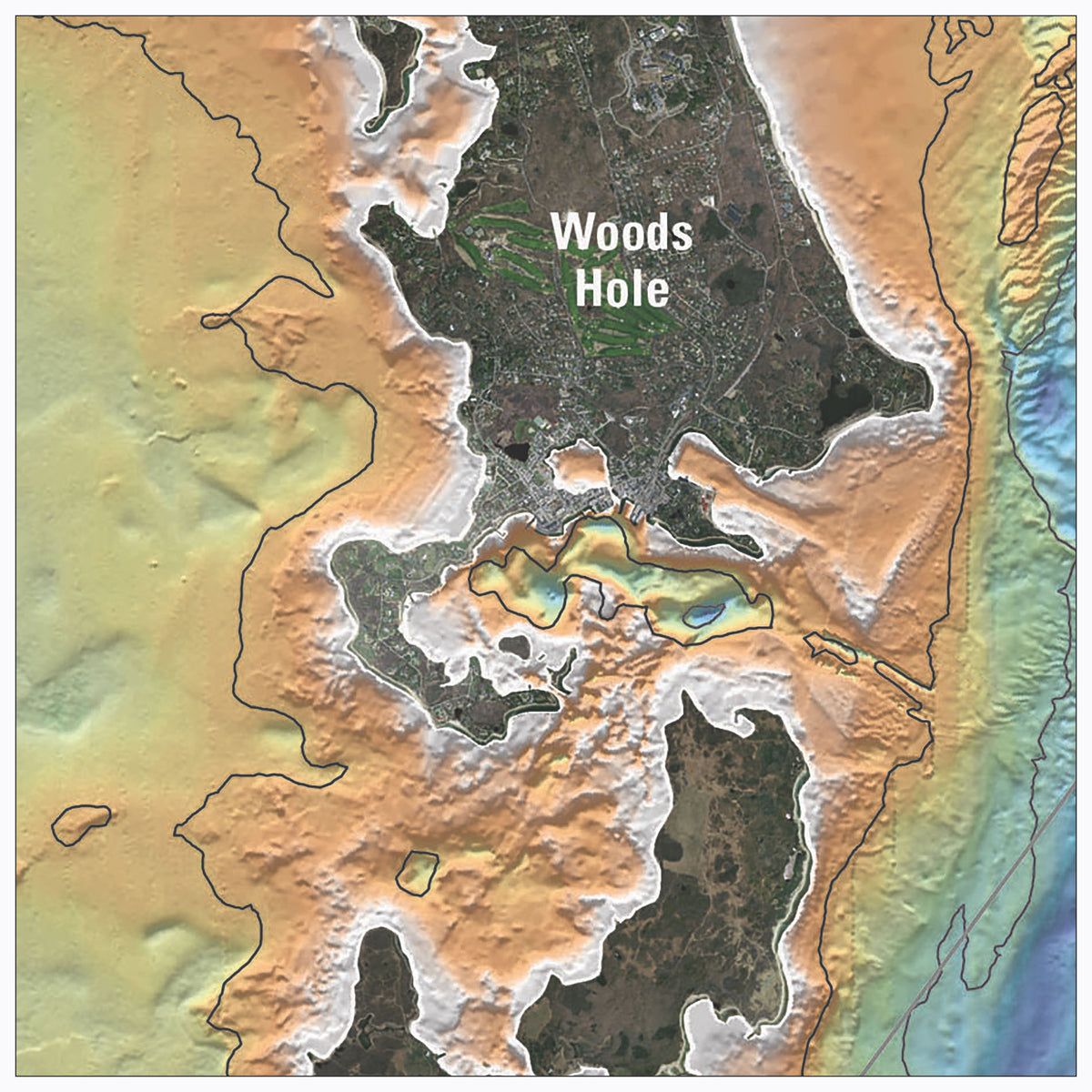 Woods Hole Bathymetric Map – HullSpeed Designs