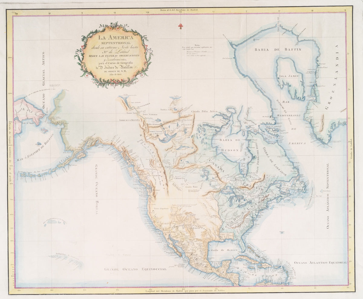 North America Map - 1802 – HullSpeed Designs