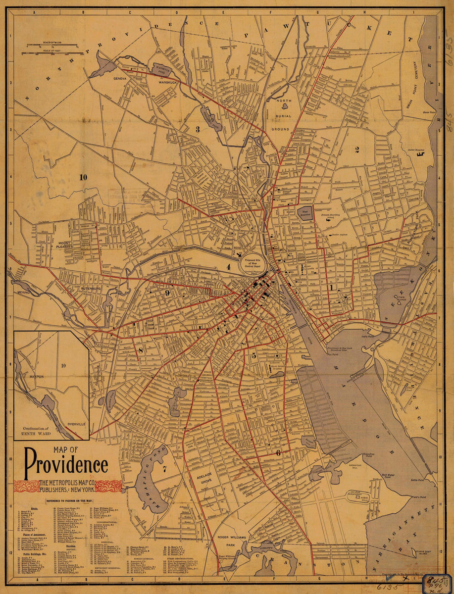 Providence, Rhode Island Map – HullSpeed Designs