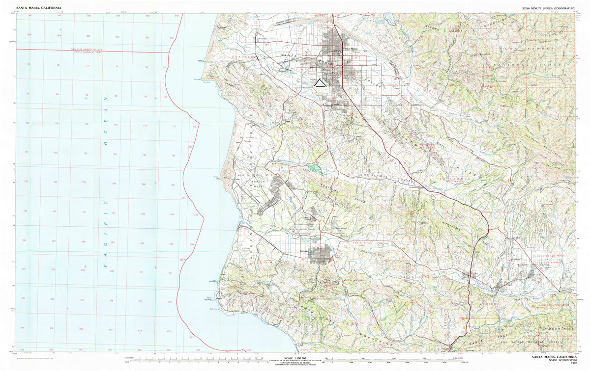 Santa Maria Map - 1982 – HullSpeed Designs
